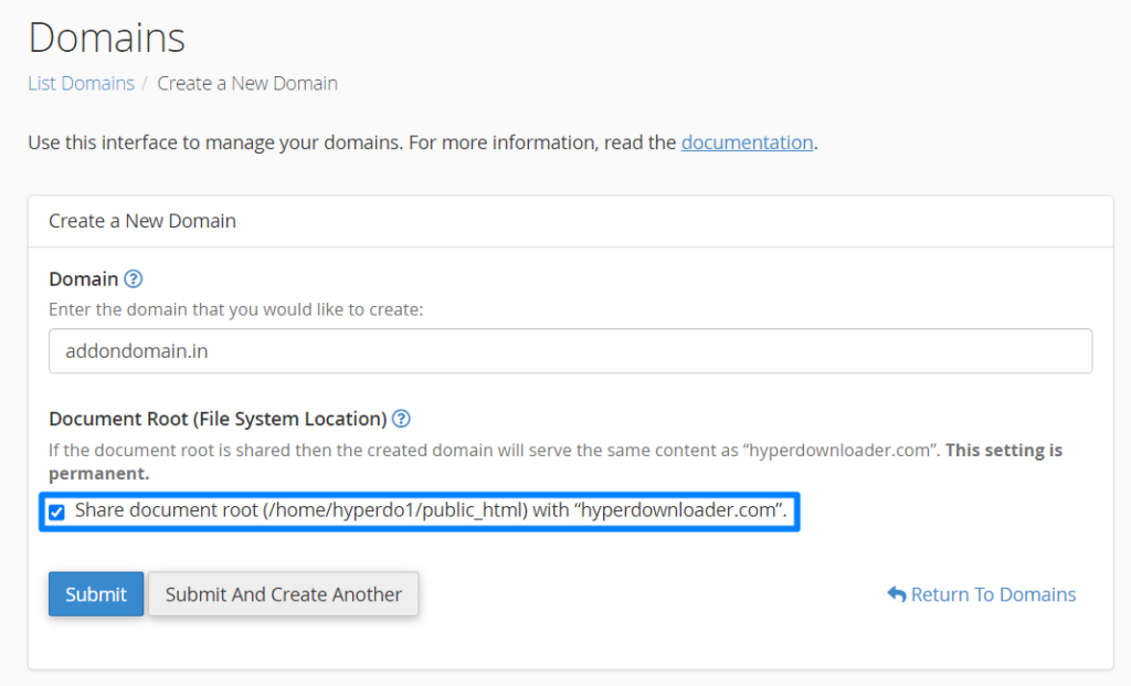 How to Create an Addon Domain in cPanel? | SeekaHost™