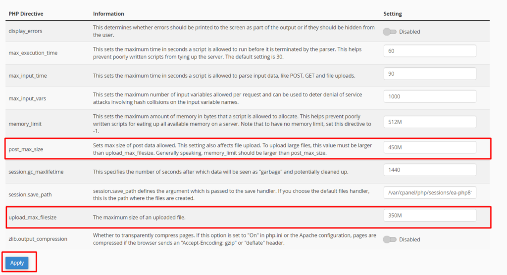 How To Increase Upload Limit Size (WordPress)? - cPanel | SeekaHost™