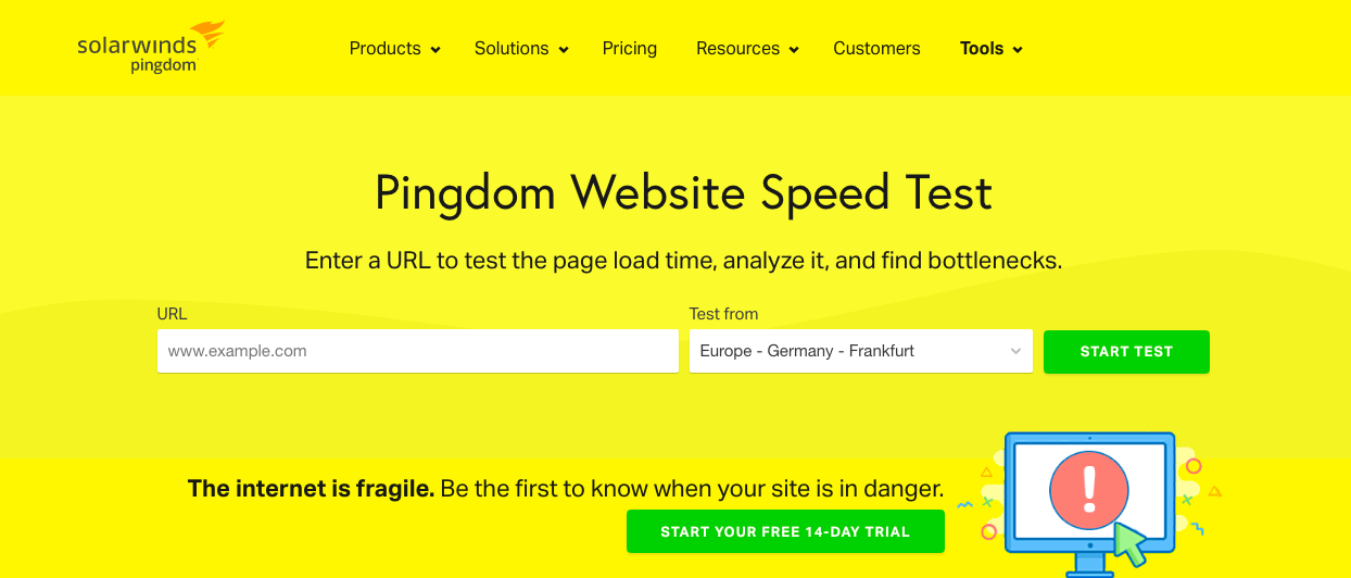 Pingdom Website Testing Tool | SeekaHost™