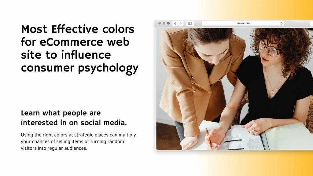 Effective colors for ecommerce site to influence consumer psychology ...