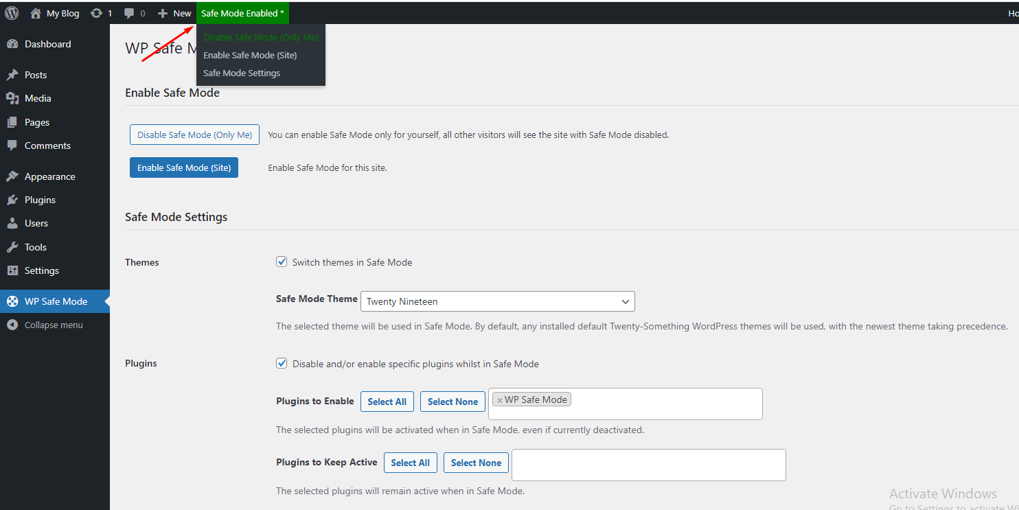 How to Put WordPress Safe Mode? | WP Tutorial | SeekaHost™