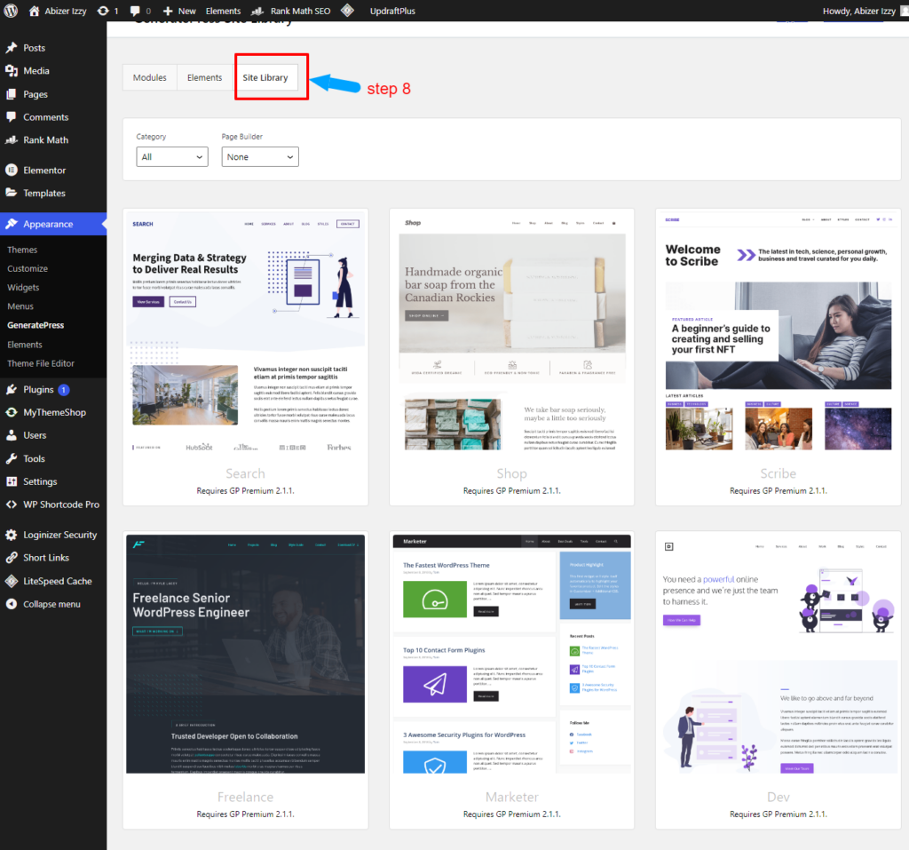 How to Install and Customize GeneratePress Premium in your WordPress Blog? | SeekaHost™