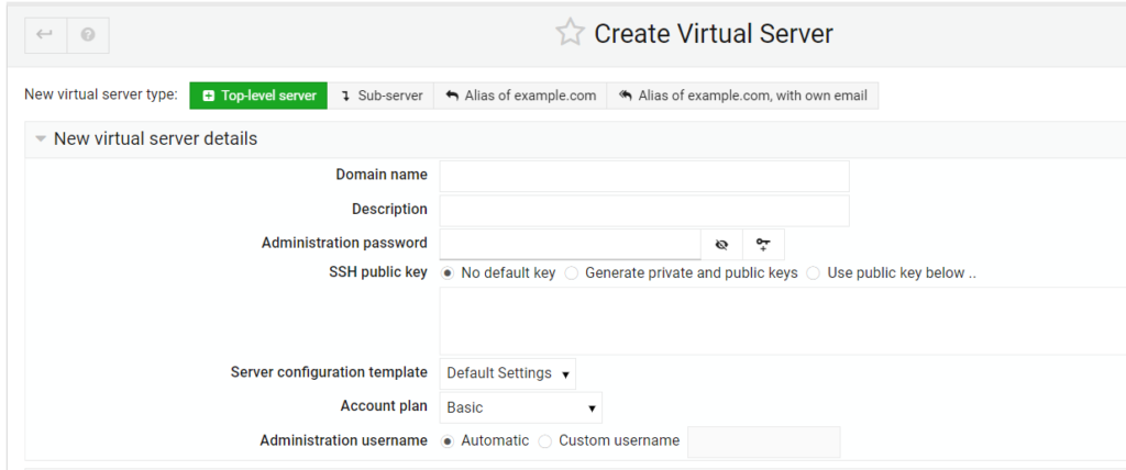 Learn How to add Addon/Subdomain - Virtualmin